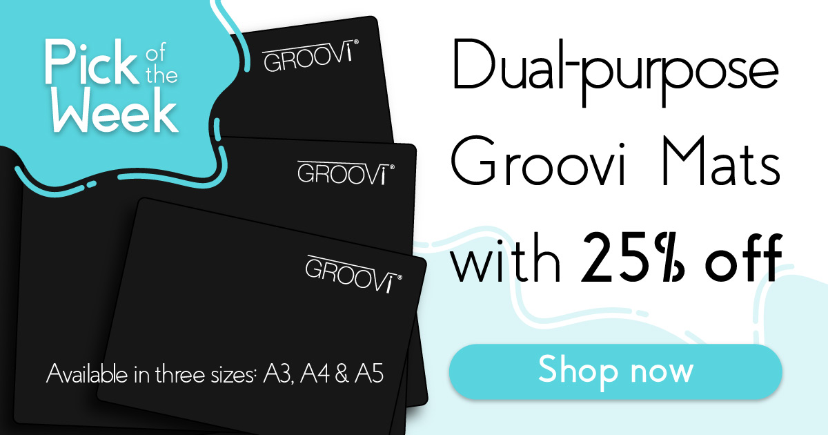 Pick of the Week – Black Dual-Purpose Groovi Mat