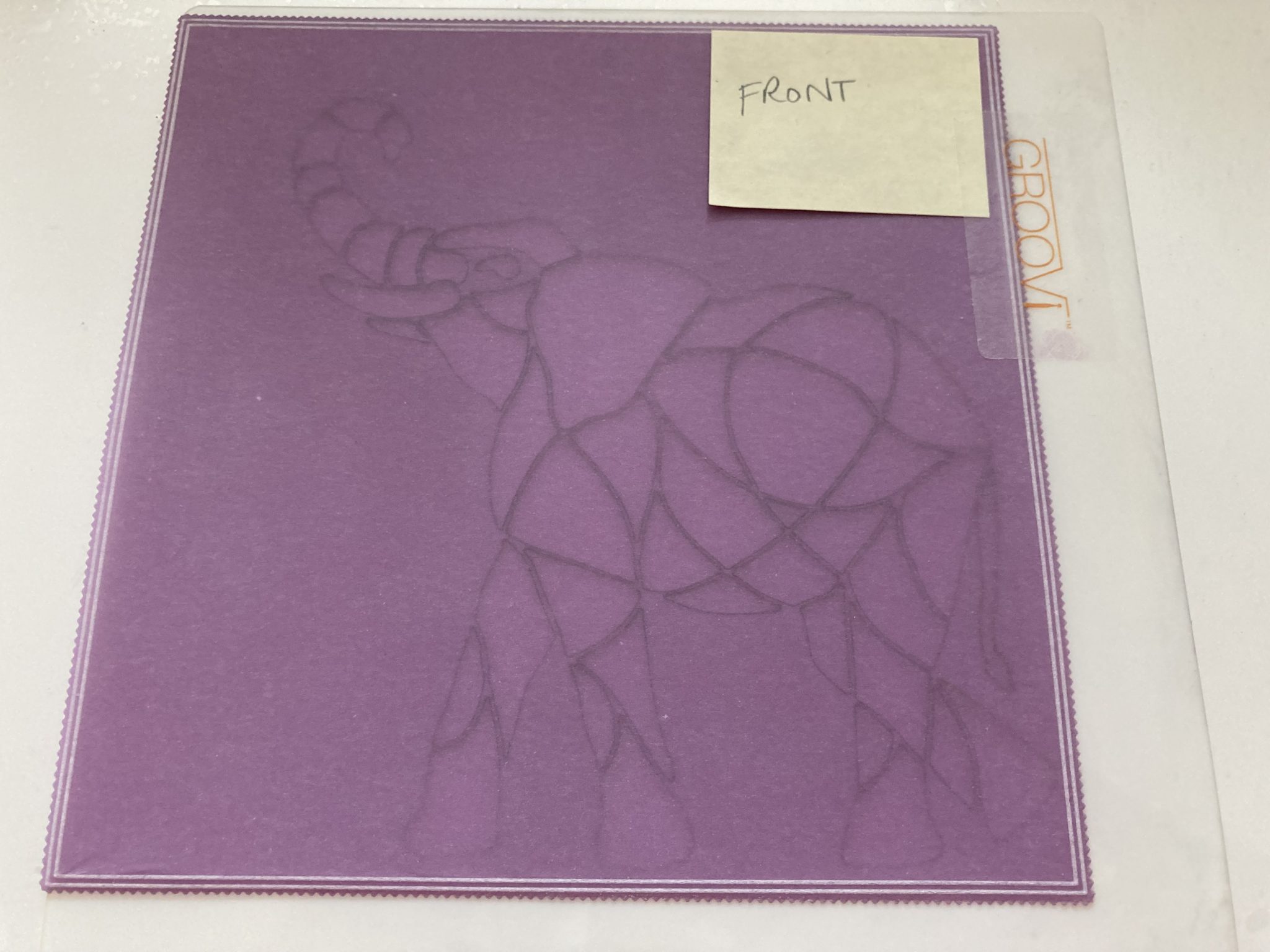 Clarity’s Blog Tutorial: How To Use A Stencil To Create A Groovi Pattern