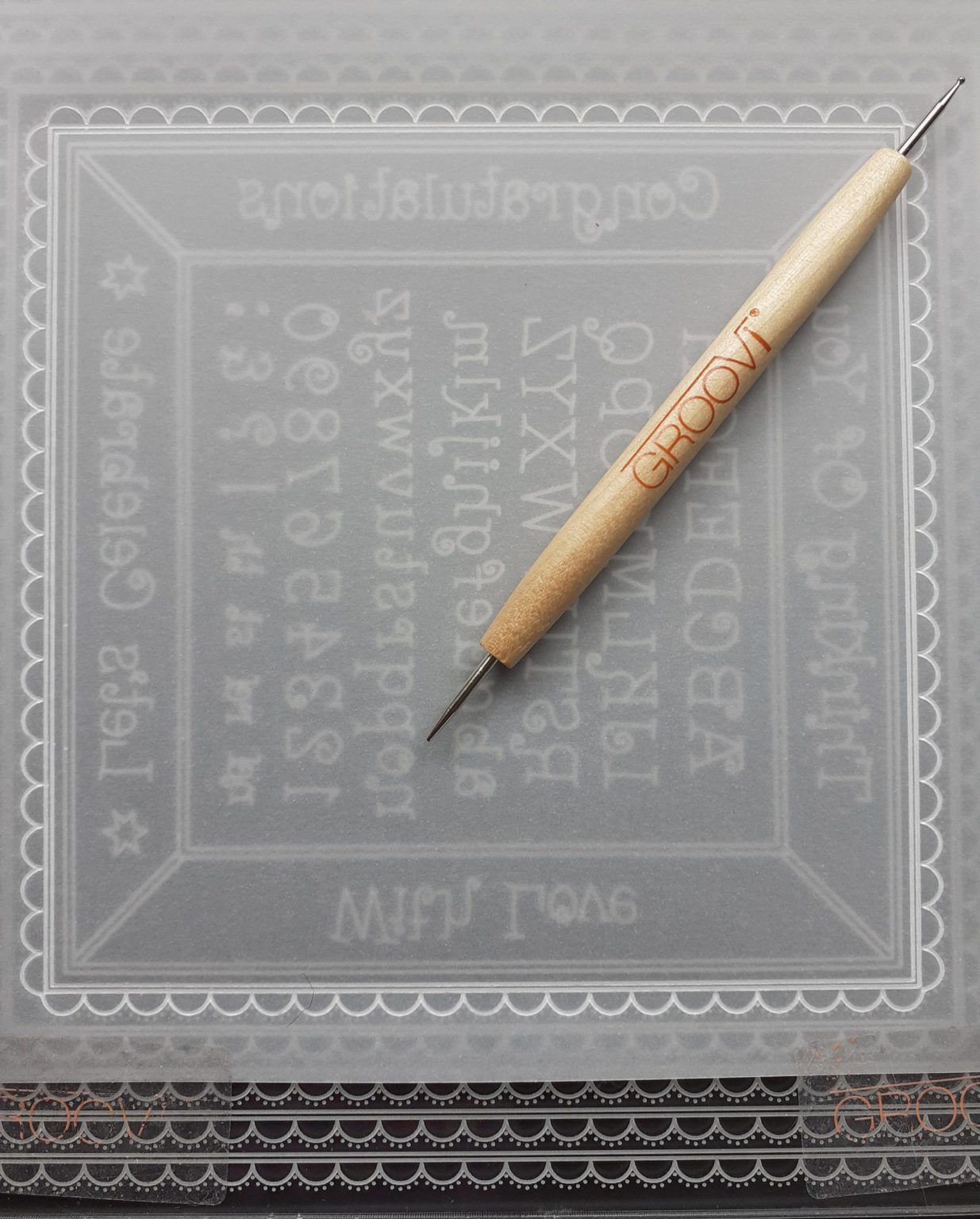 Clarity’s Blog Tutorial: How To Combine Embossed Patterns with Basic Grids