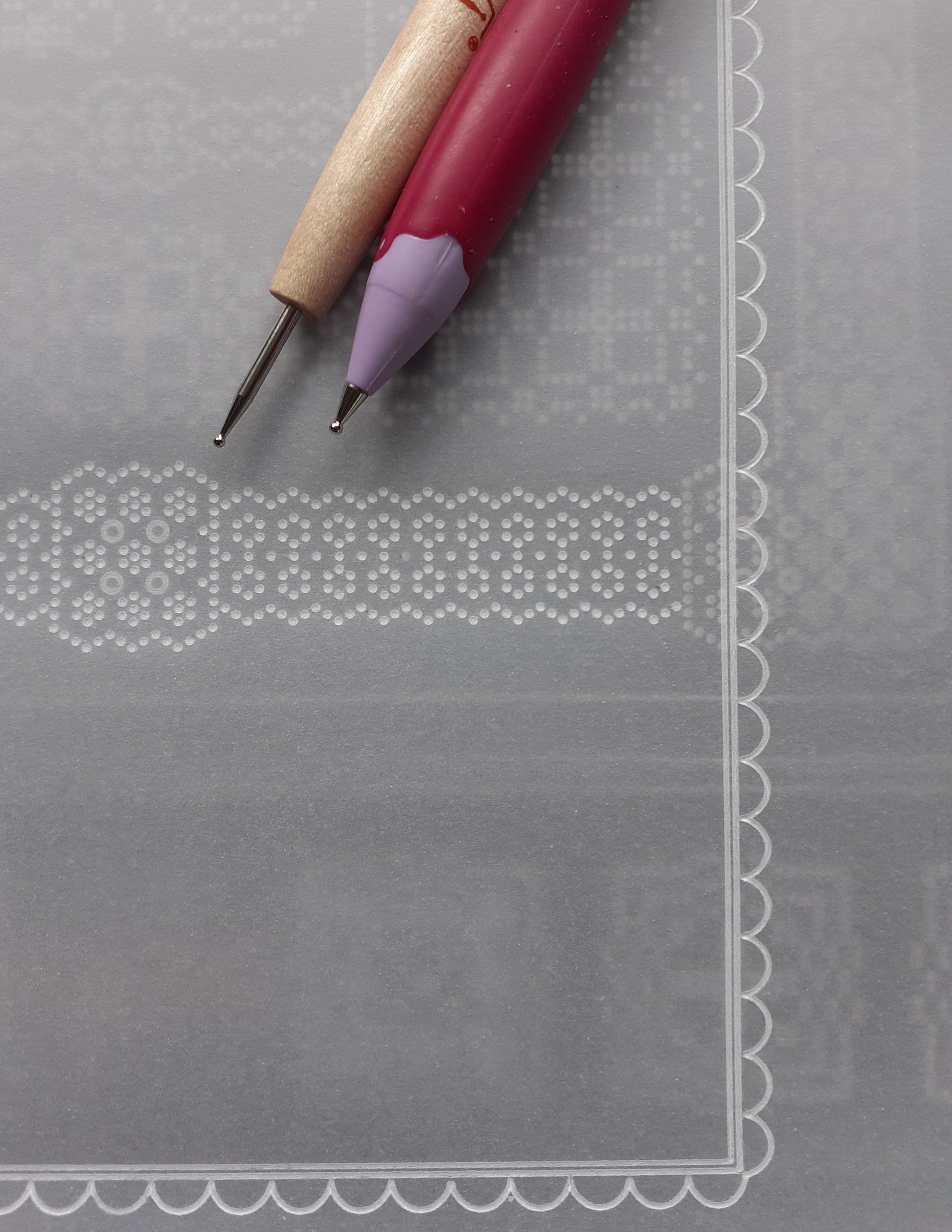 Clarity’s Blog Tutorial: How To Combine Embossed Patterns with Basic Grids