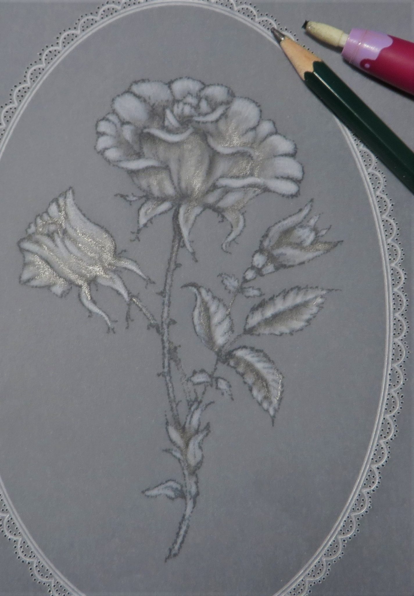 Clarity’s Blog Tutorial: How To – Pointillism Rose Using the Frosted ...