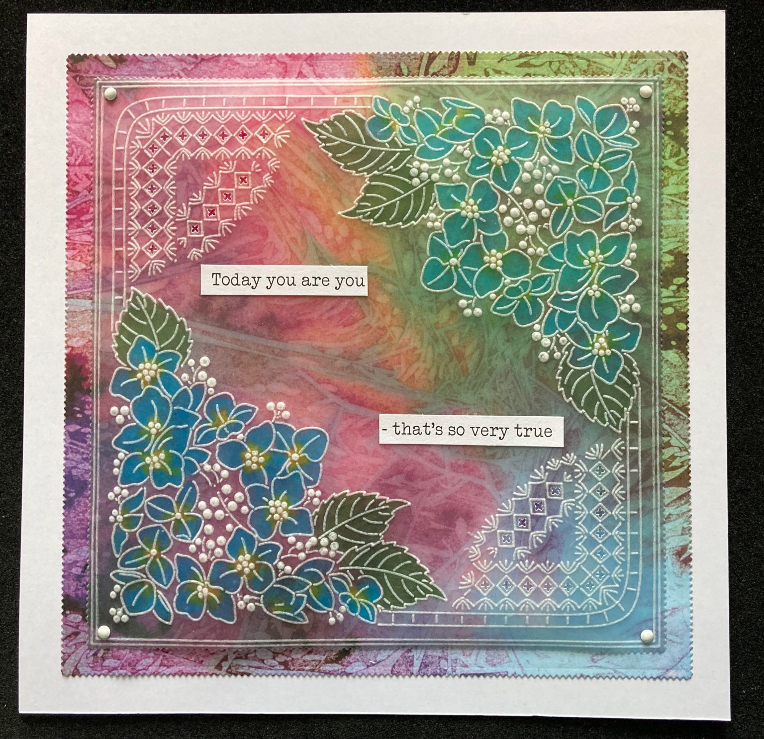 Clarity’s Blog Tutorial: How To Use Linda’s Flowers & Lace Plate