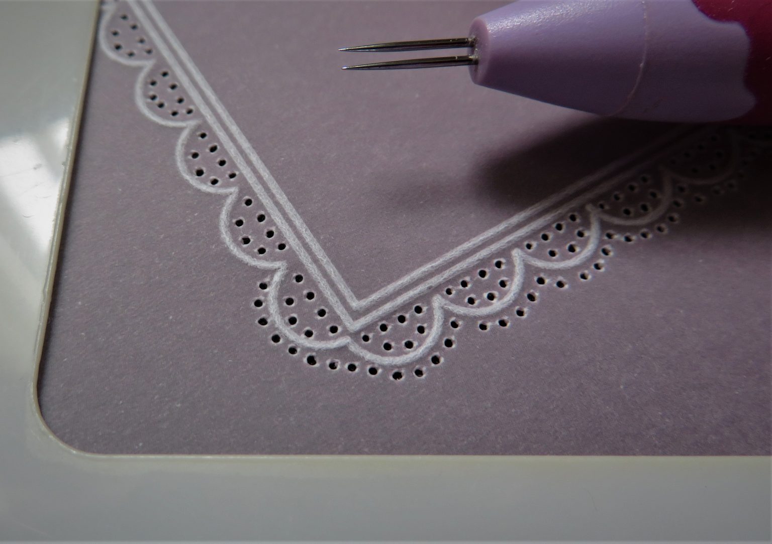 Clarity’s Blog Tutorial: How To Stitch Parchment to Cardstock