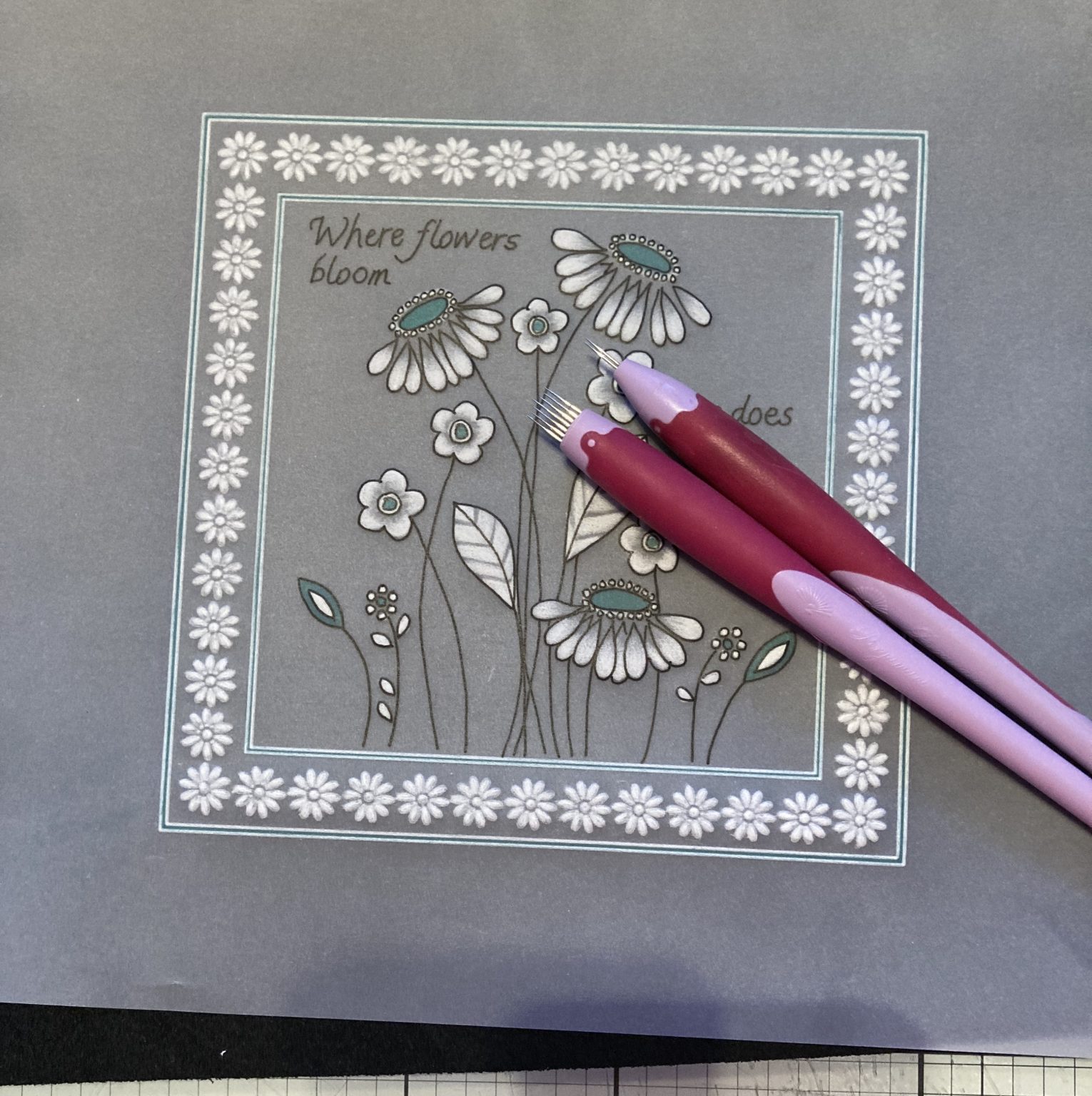 Clarity Matters Blog Tutorial: How To Trace A Design With A Pen