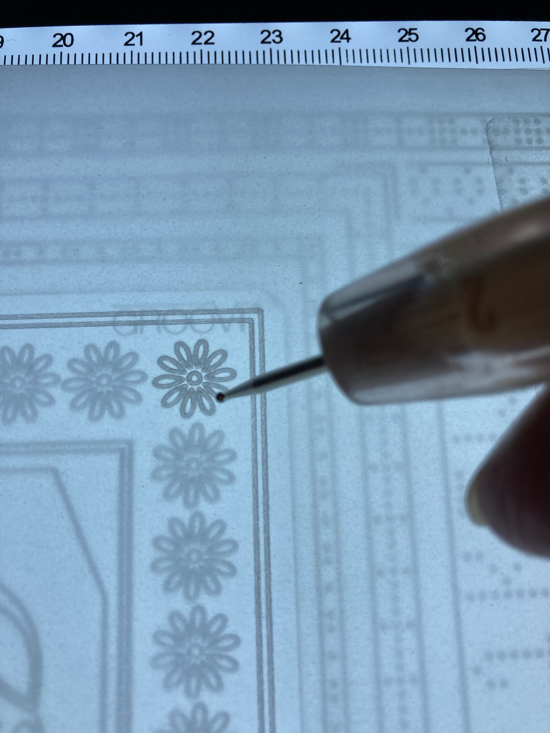 Clarity Matters Blog Tutorial: How To Trace A Design With A Pen