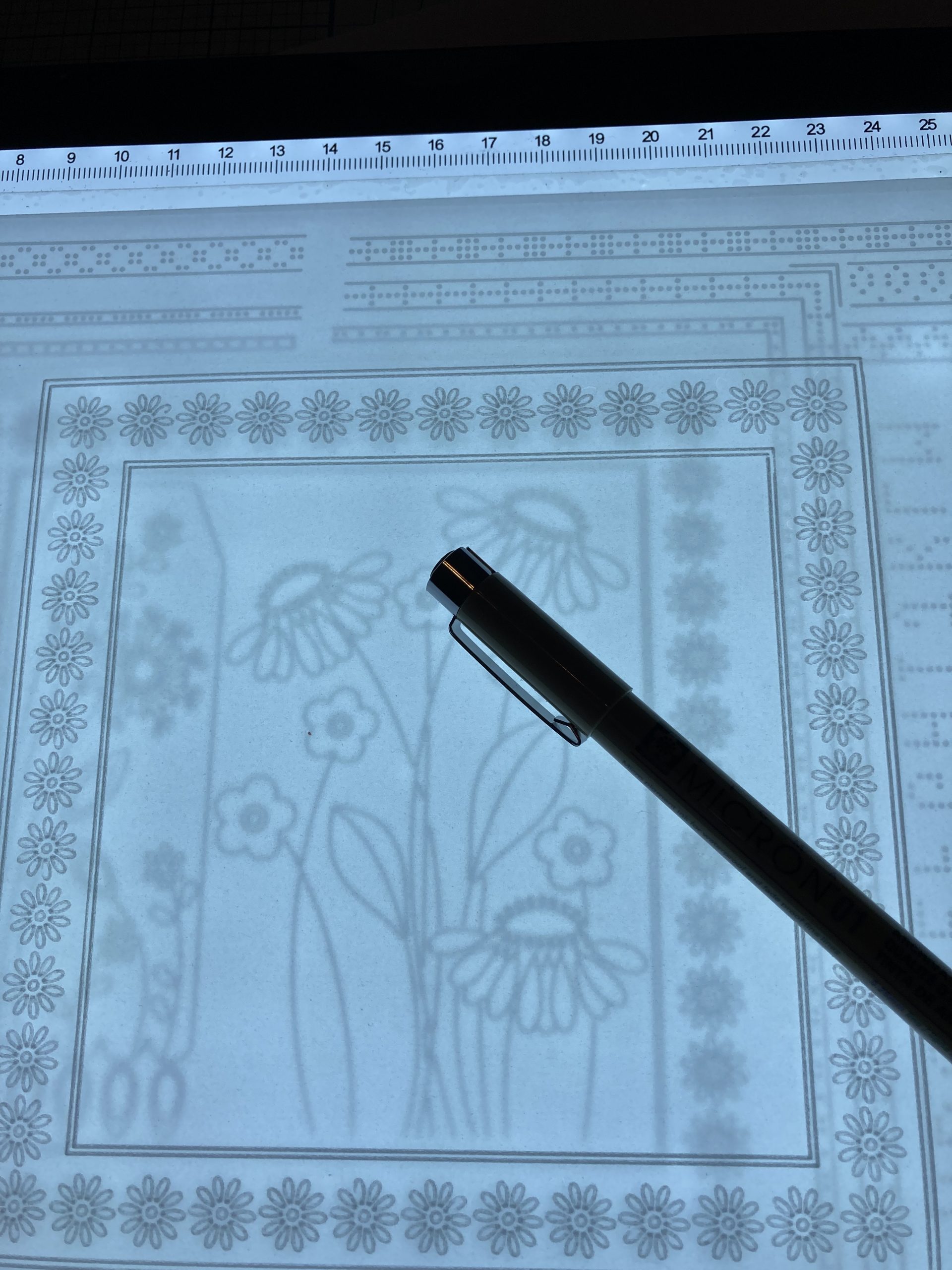 Clarity Matters Blog Tutorial: How To Trace A Design With A Pen