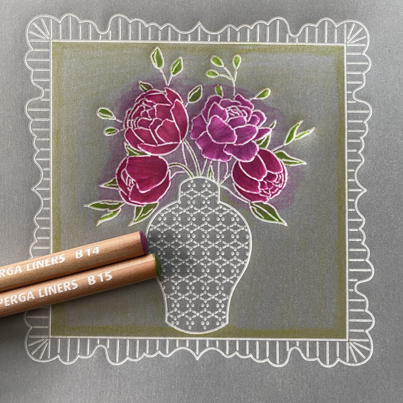 Clarity Matters Blog Tutorial: How To Blend with Pencils on Parchment