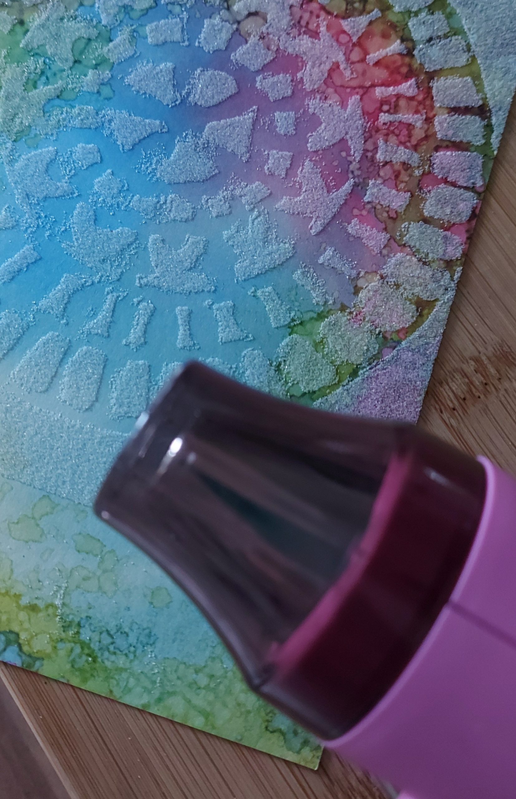 Clarity Matters Blog Tutorial: How To Emboss and Print with a Stencil