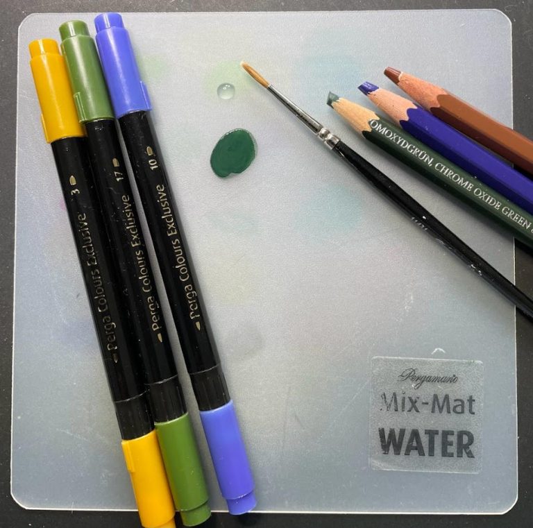 Clarity Matters Blog Tutorial: How To Paint with Pens & Pencils