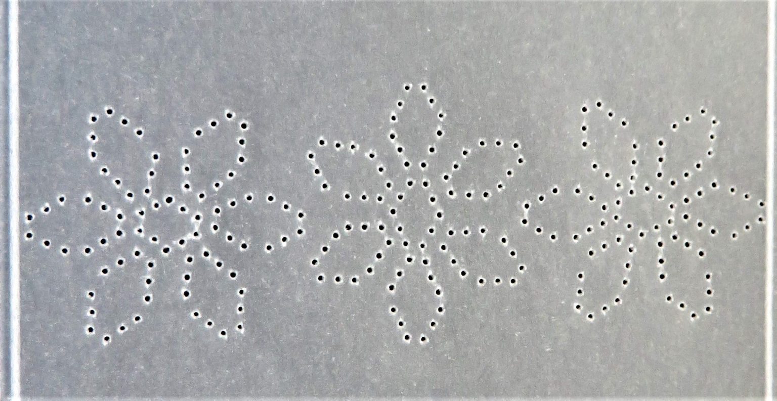 Clarity Matters Blog Tutorial: How To Use the Pergamano Picot V Small Tool