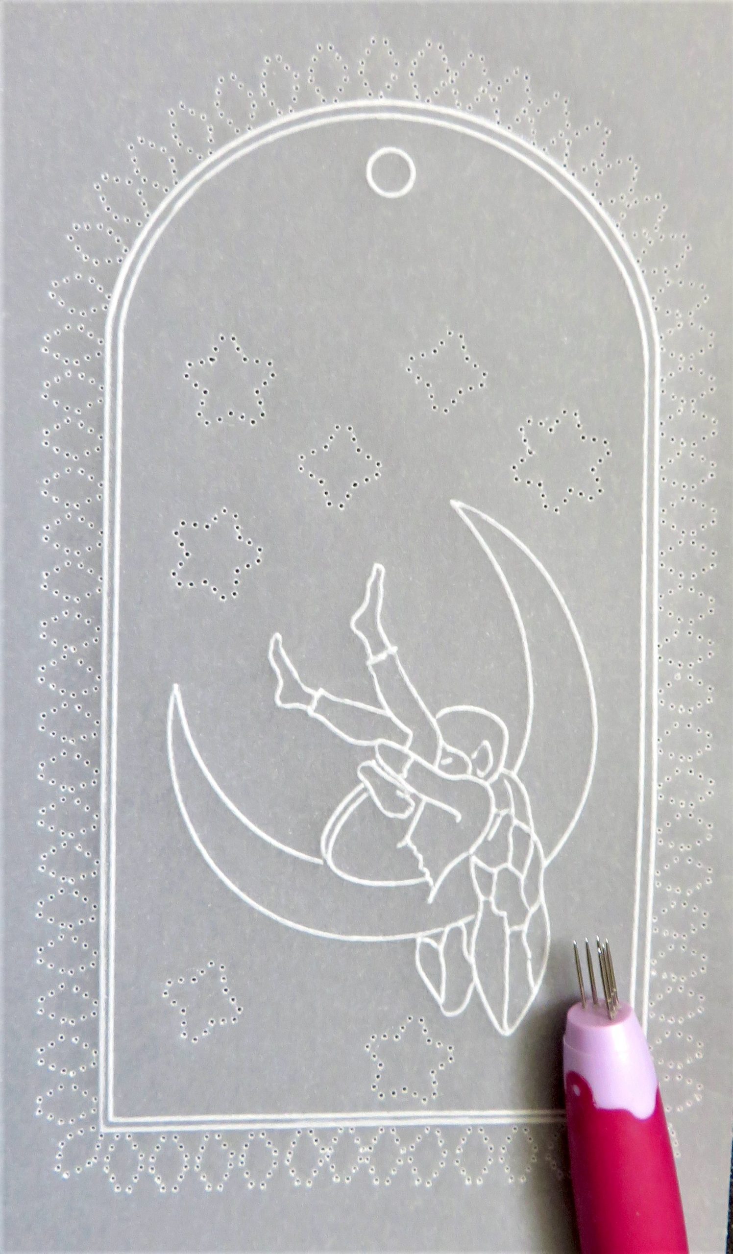 Clarity Matters Blog Tutorial: How To Use the Pergamano Picot V Small Tool