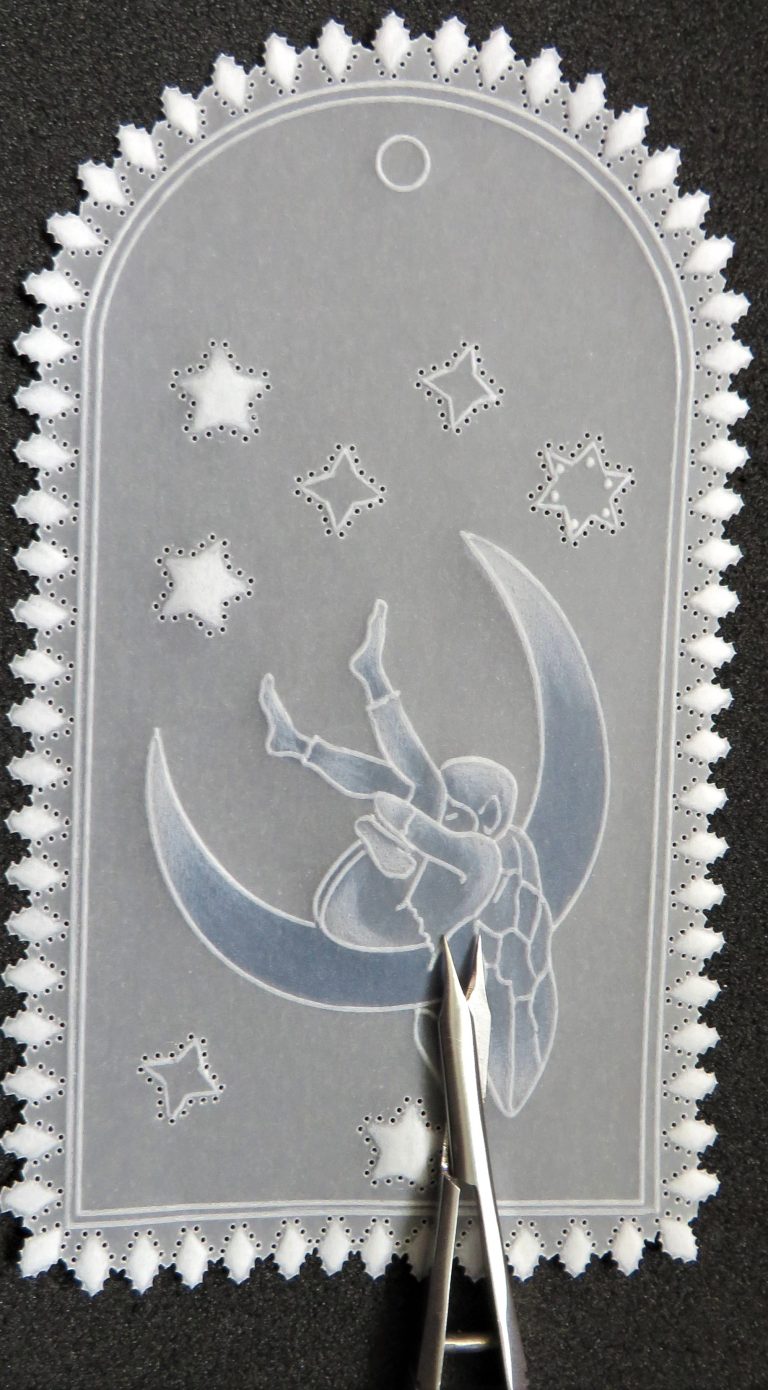 Clarity Matters Blog Tutorial: How To Use the Pergamano Picot V Small Tool