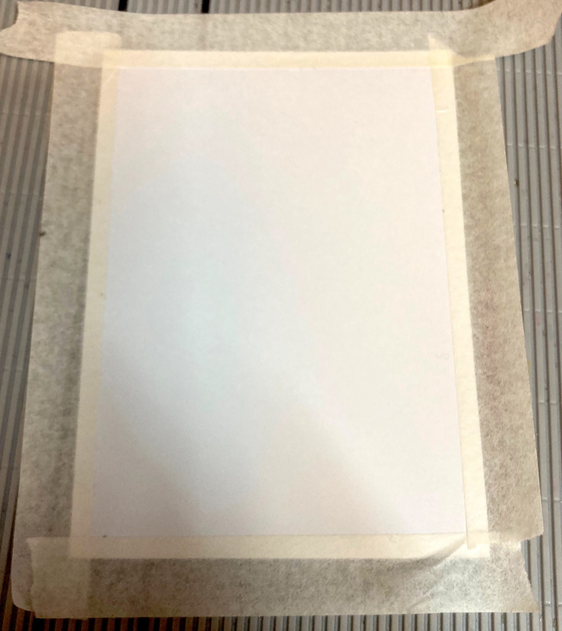 Clarity Matters Blog Tutorial: How To Stamp In To Masked Off Areas
