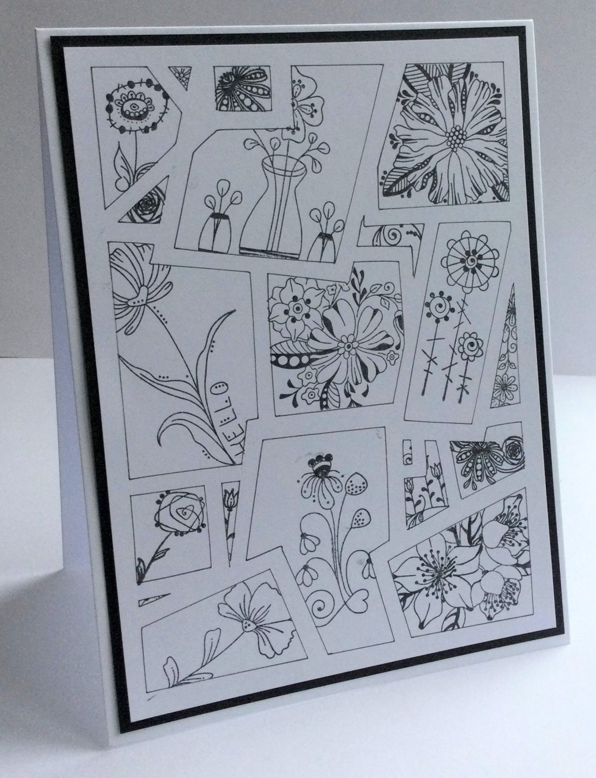 Clarity Matters Blog Tutorial: How To Stamp In To Masked Off Areas