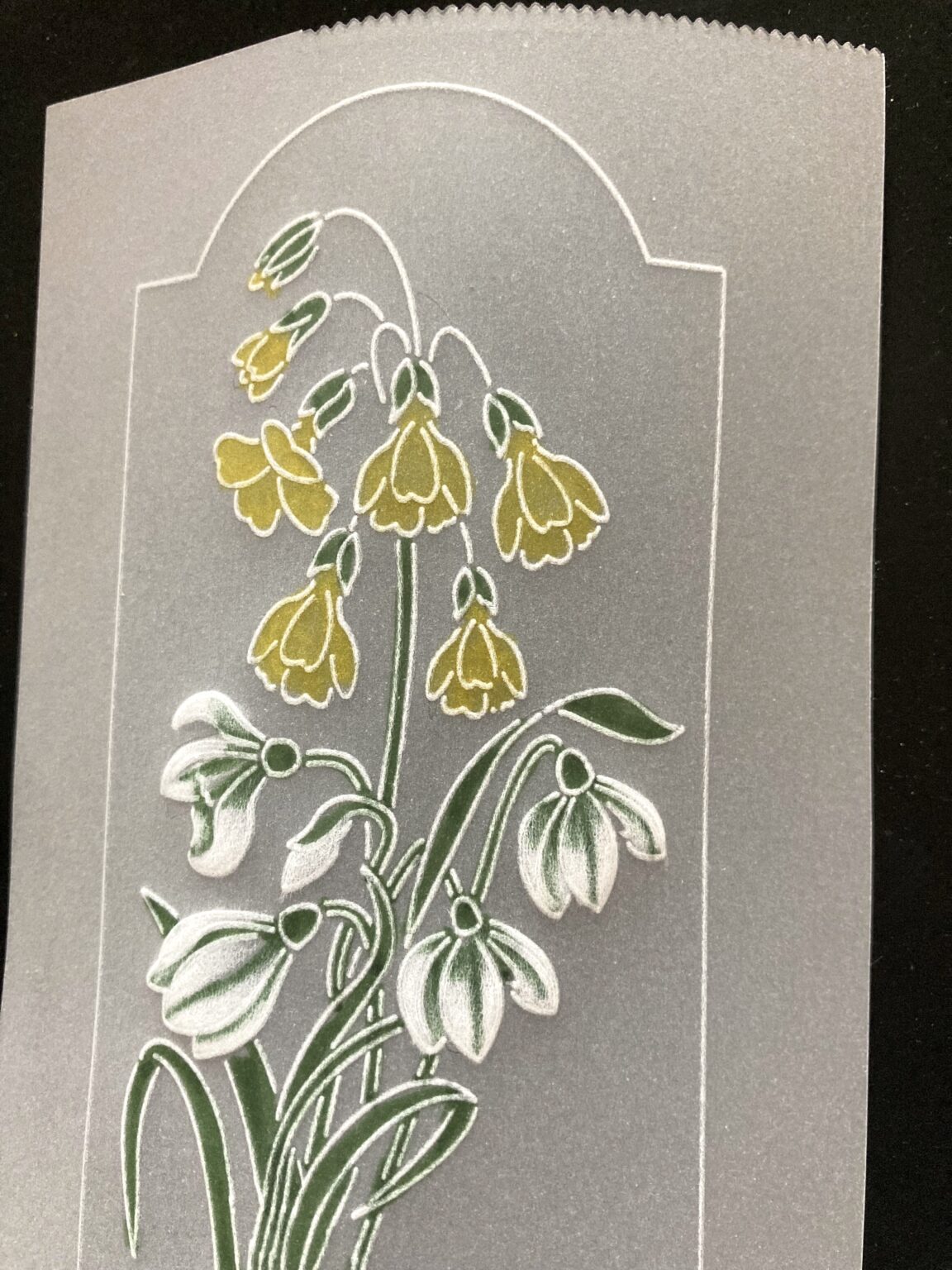 Clarity Matters Blog Tutorial: How To Use Oxide Ink To Colour Parchment And Use Stencils