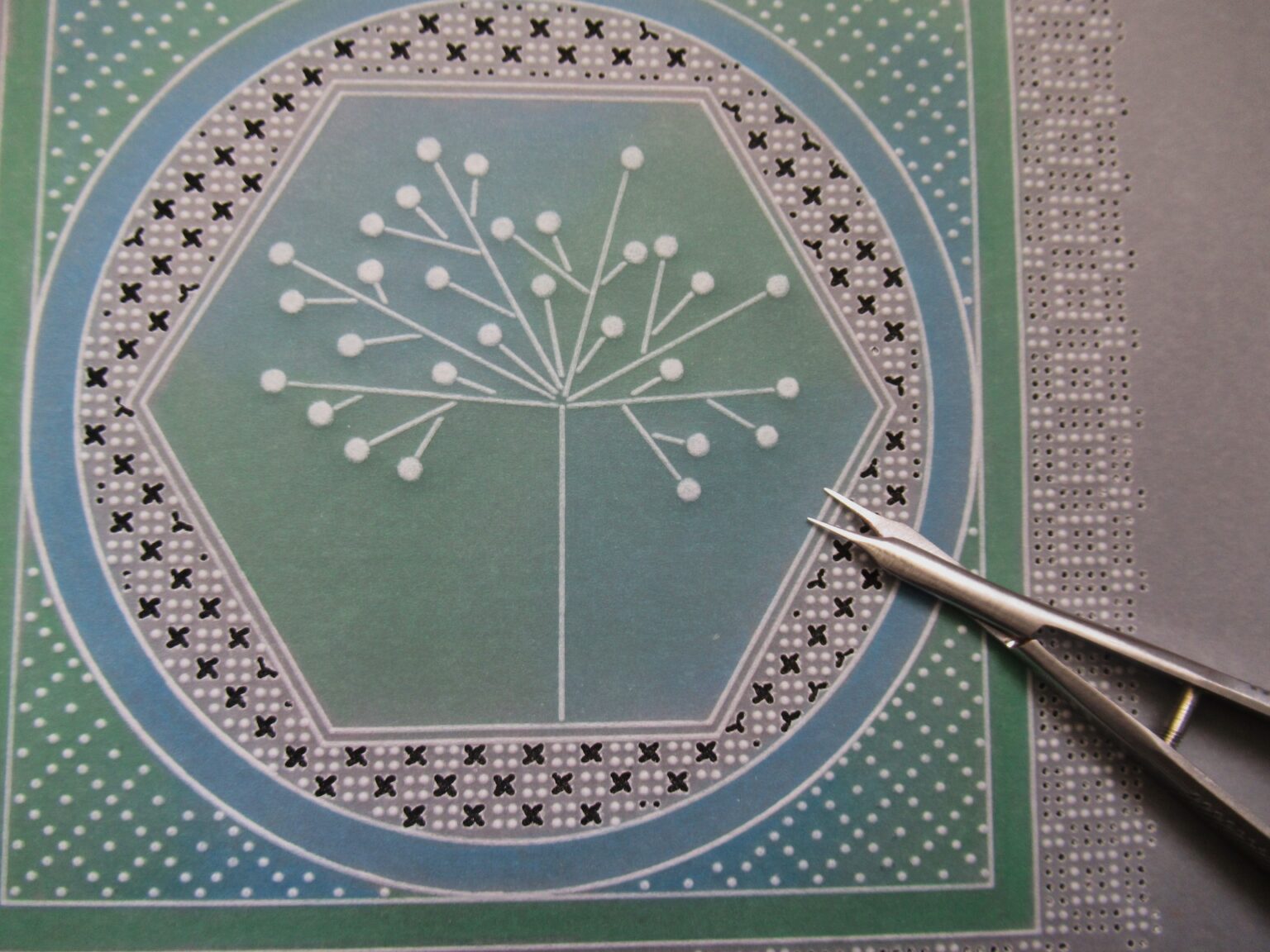 Clarity Matters Blog Tutorial: How To Make Lacy Layers with Grids