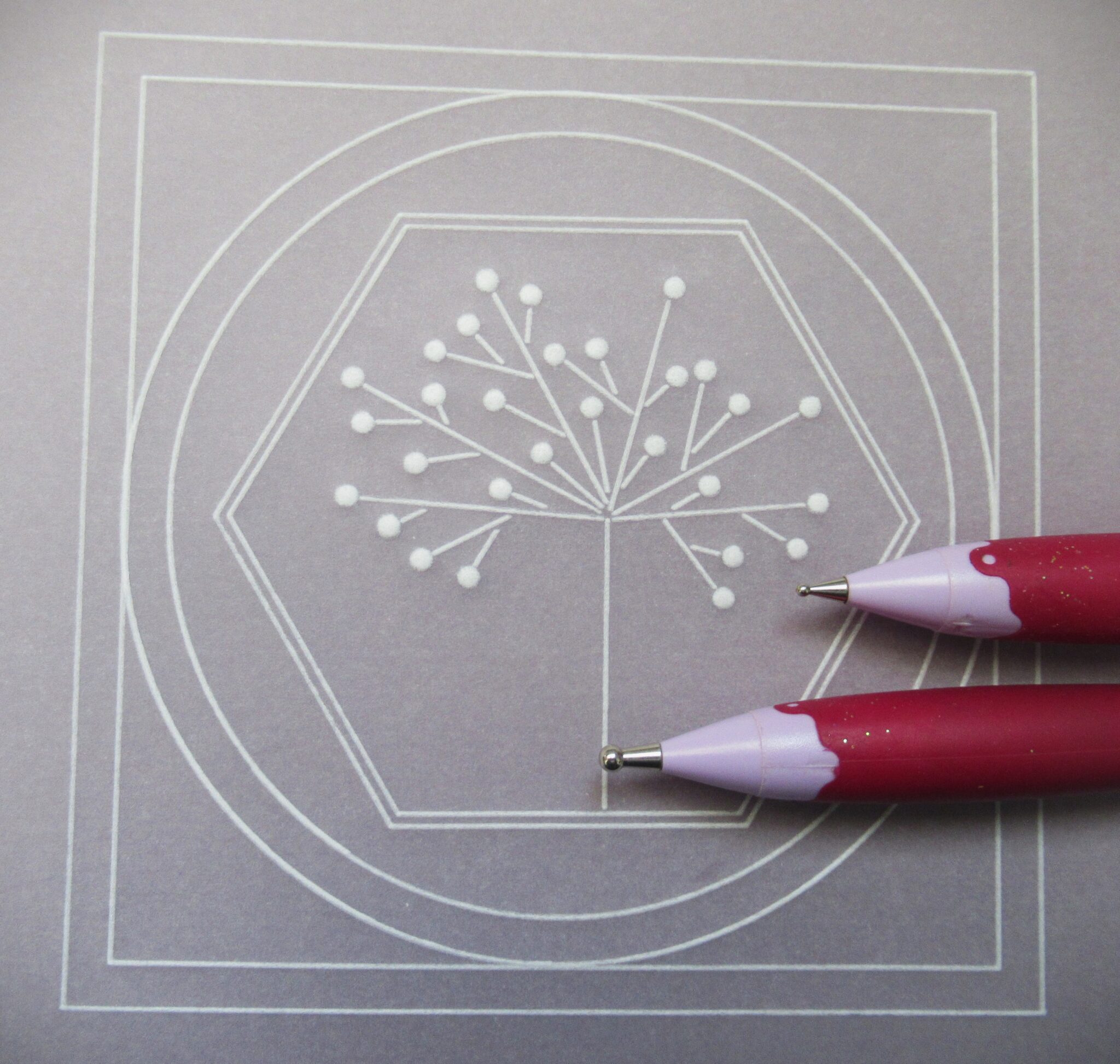 Clarity Matters Blog Tutorial: How To Make Lacy Layers with Grids