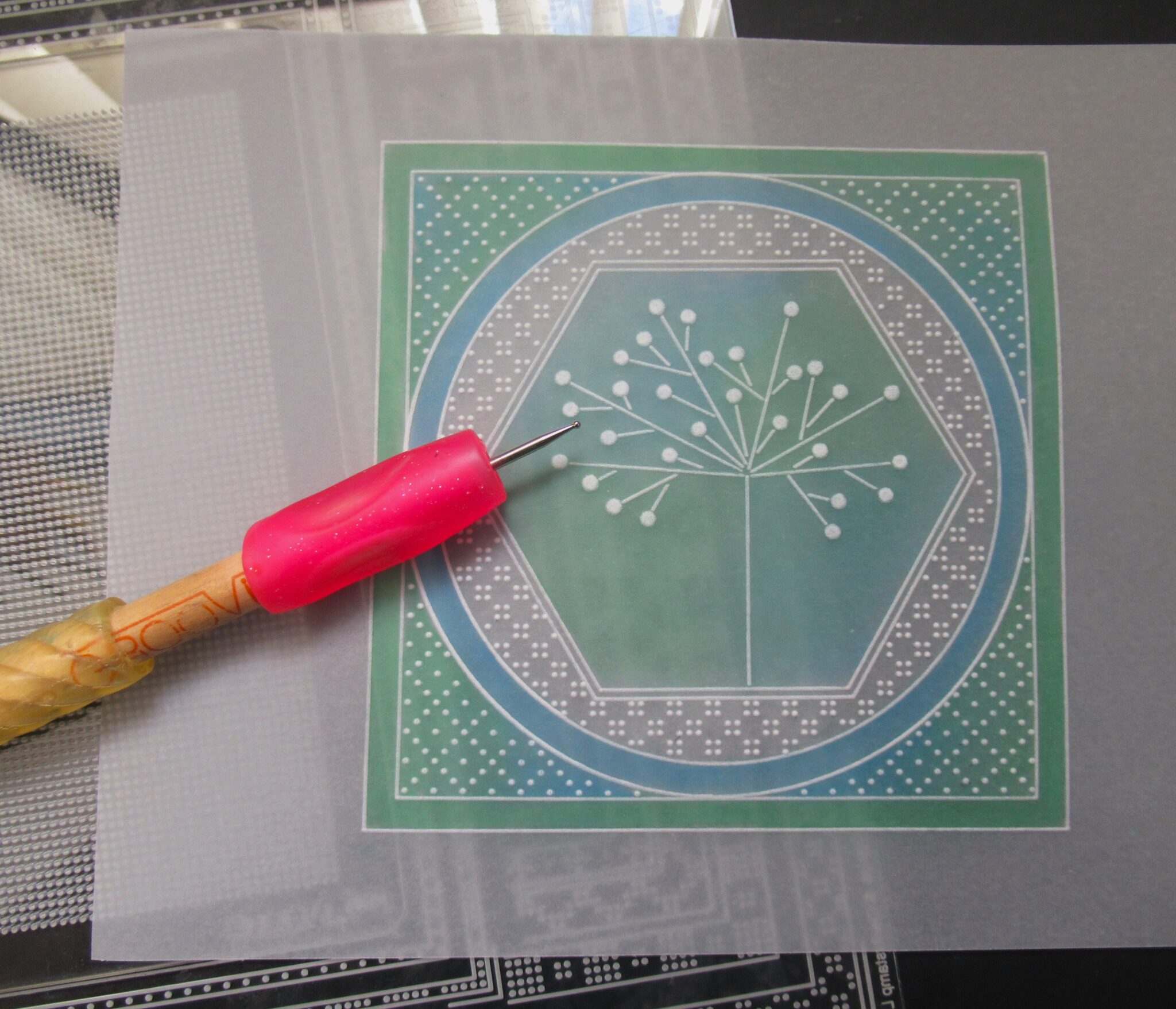 Clarity Matters Blog Tutorial: How To Make Lacy Layers with Grids