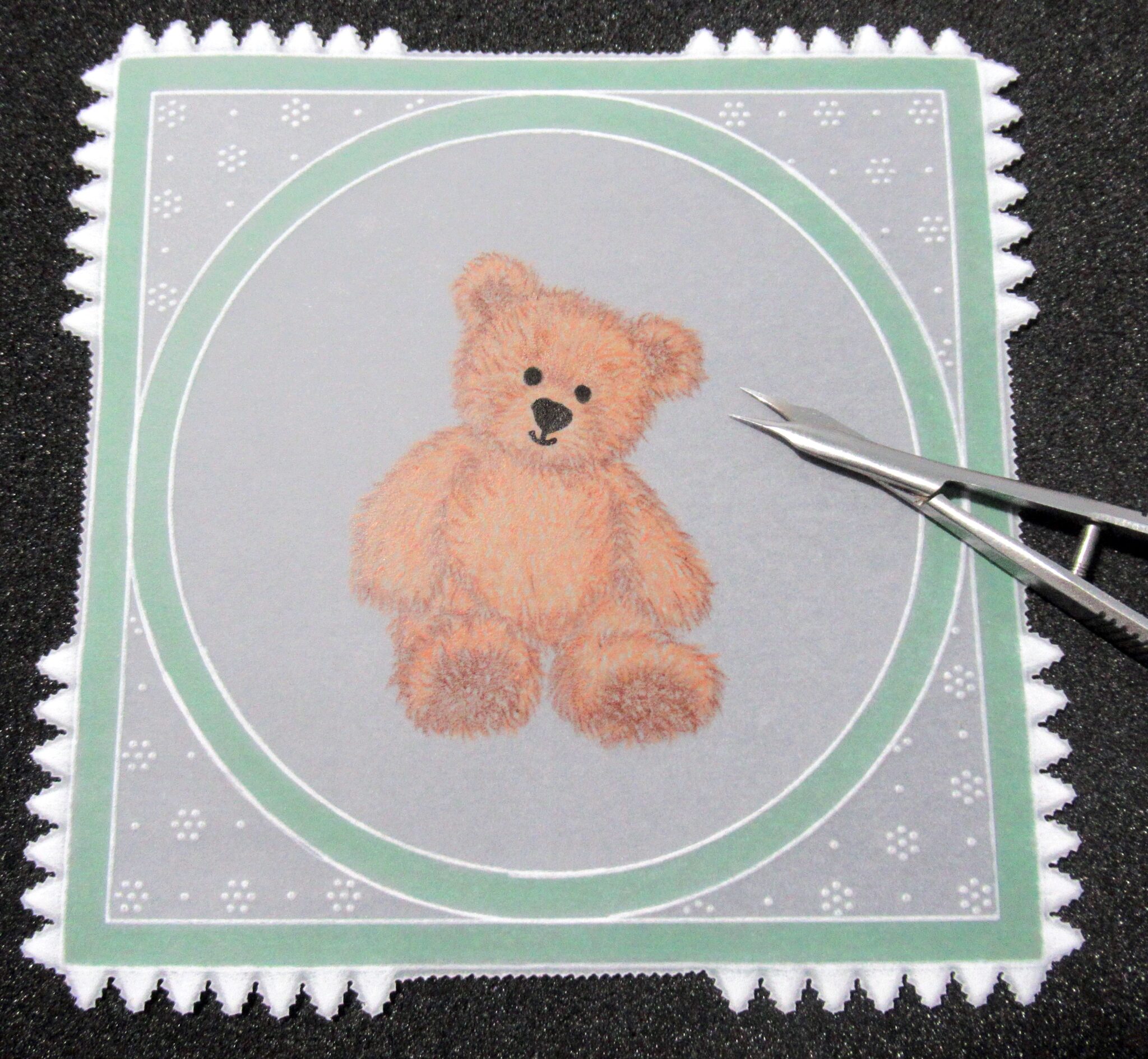 Clarity Matters Blog Tutorial: A Fluffy Teddy Bear