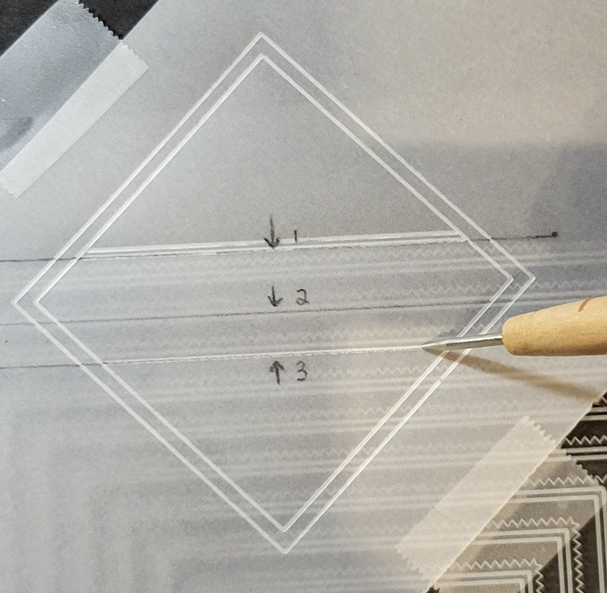 Clarity Matters Blog Tutorial: Coloured Geometric Shapes