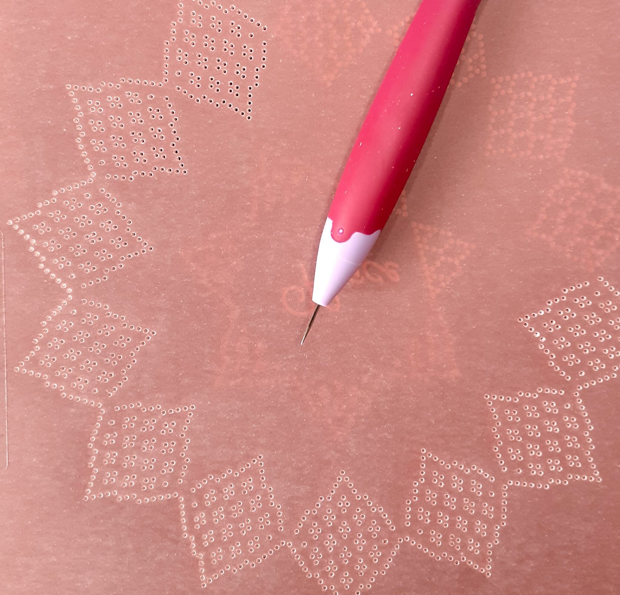 Clarity Matters Blog Tutorial: Diagonal Circle Grid – Peace