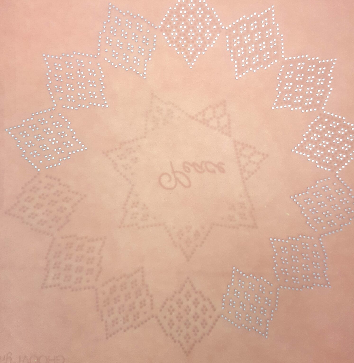 Clarity Matters Blog Tutorial: Diagonal Circle Grid – Peace