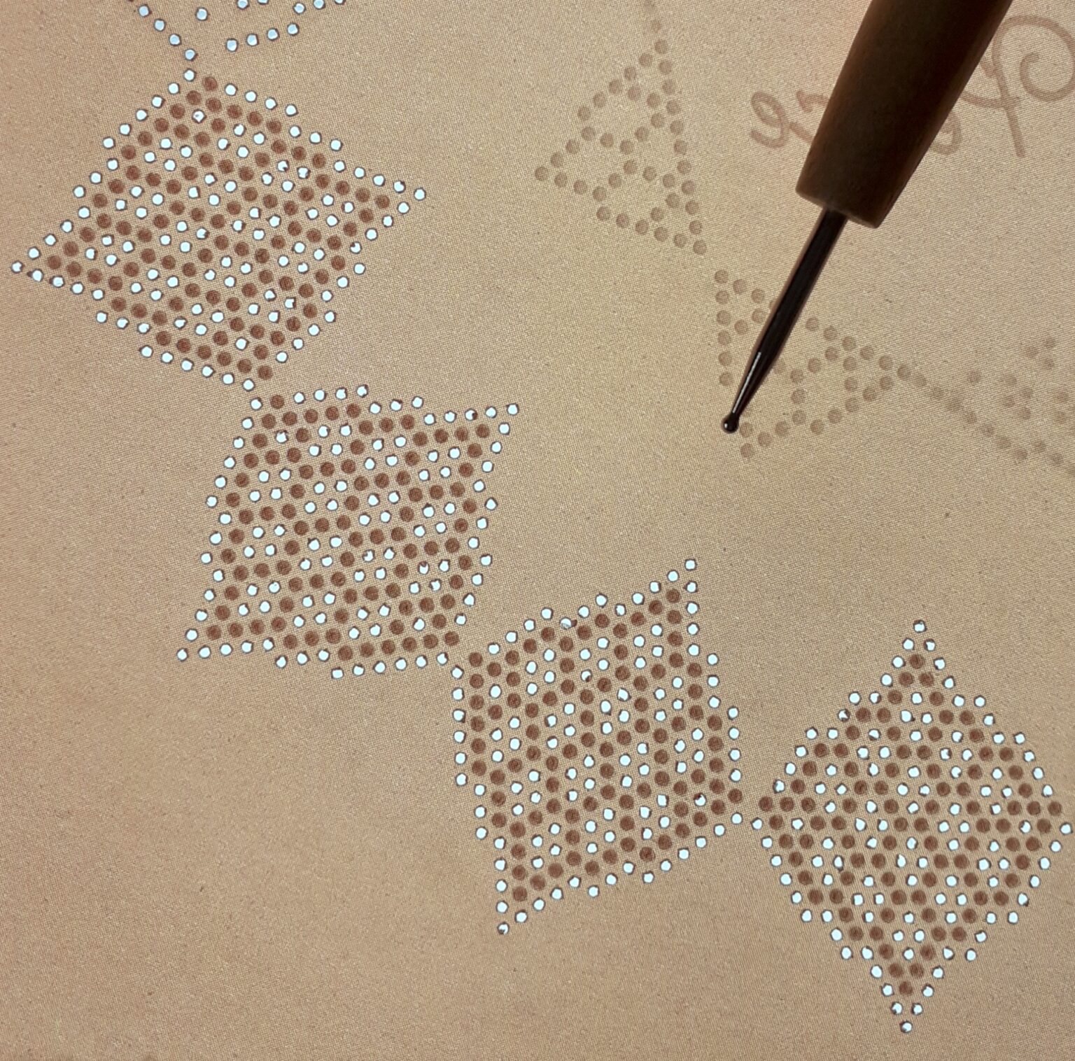 Clarity Matters Blog Tutorial: Diagonal Circle Grid – Peace