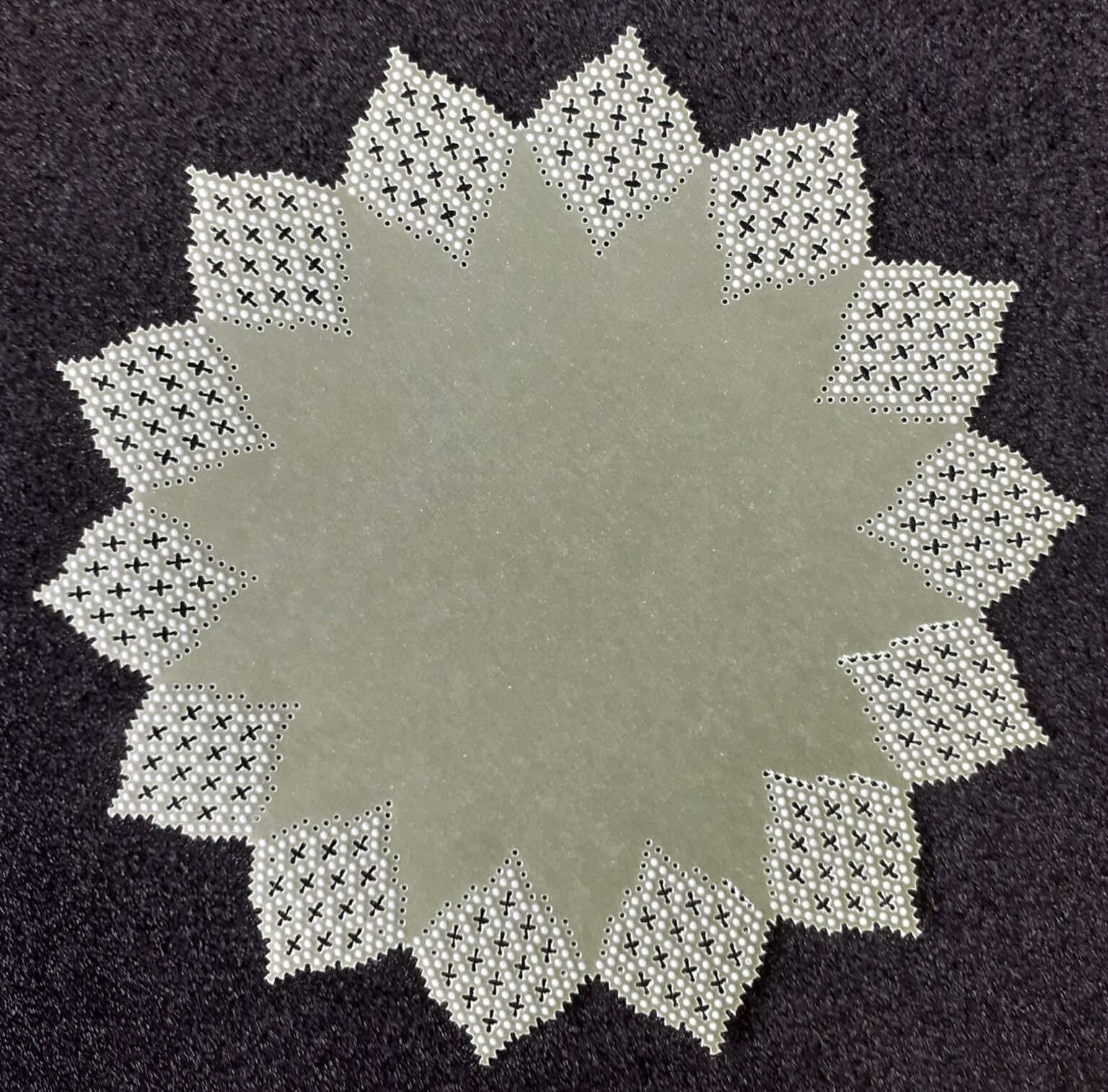 Clarity Matters Blog Tutorial: Diagonal Circle Grid – Peace