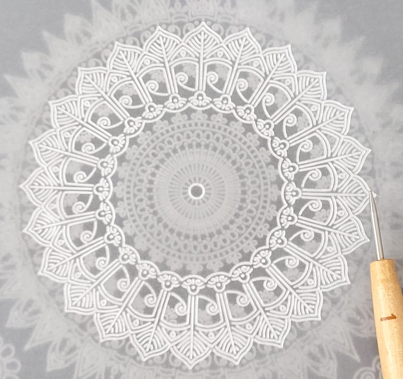 Clarity Matters Blog Tutorial: How To Make a Layered Mandala