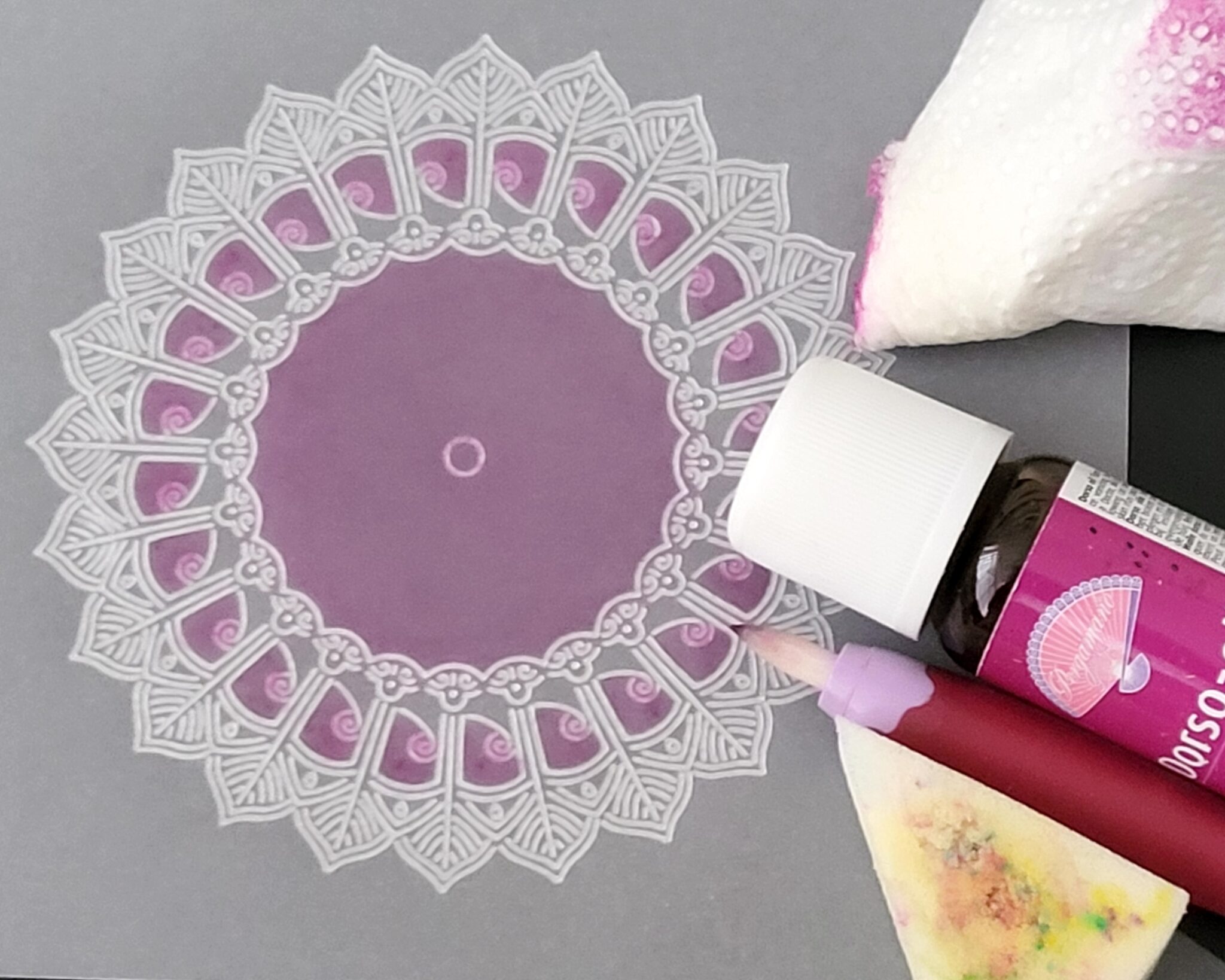 Clarity Matters Blog Tutorial: How To Make a Layered Mandala
