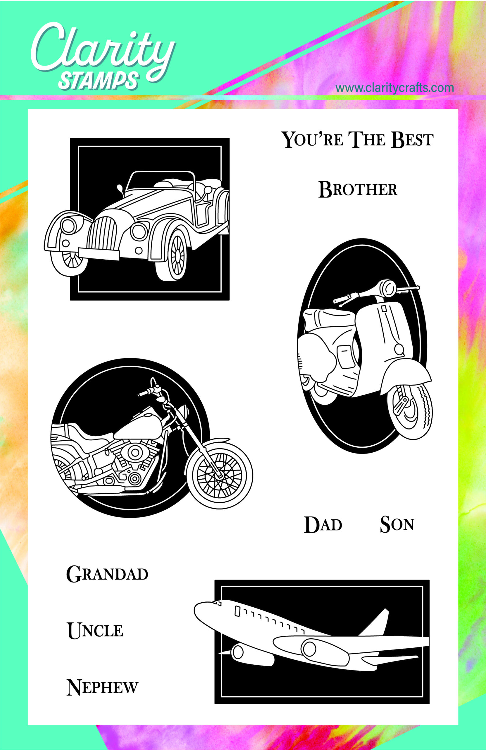 Create & Craft TV Shows – A Medley of Silhouette Frame Stamp Sets