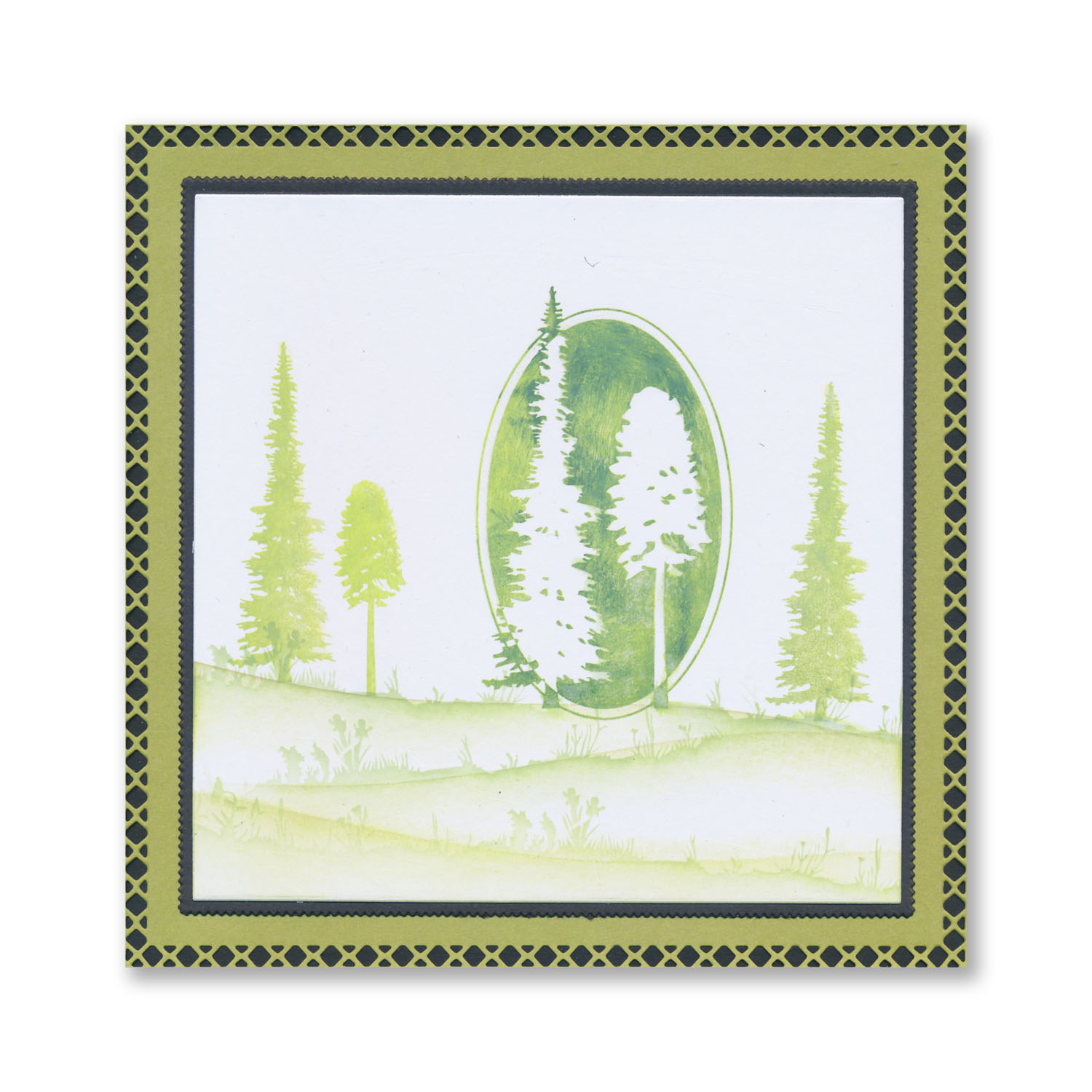 Create & Craft TV Shows – A Medley of Silhouette Frame Stamp Sets