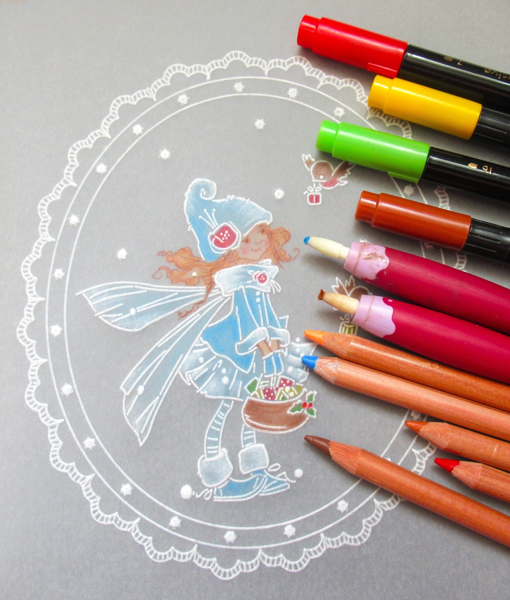 Clarity Matters Blog Tutorial: Christmas Poppet