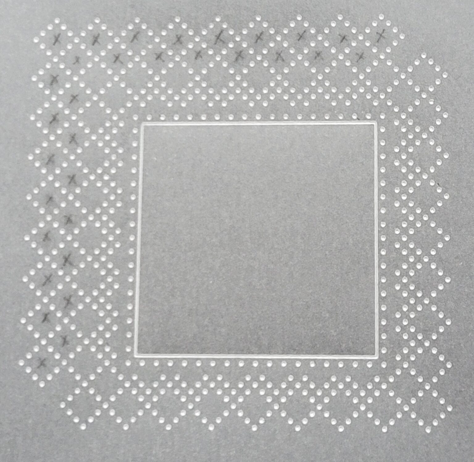 Clarity Matters Blog Tutorial: Lacy Cutwork Frame