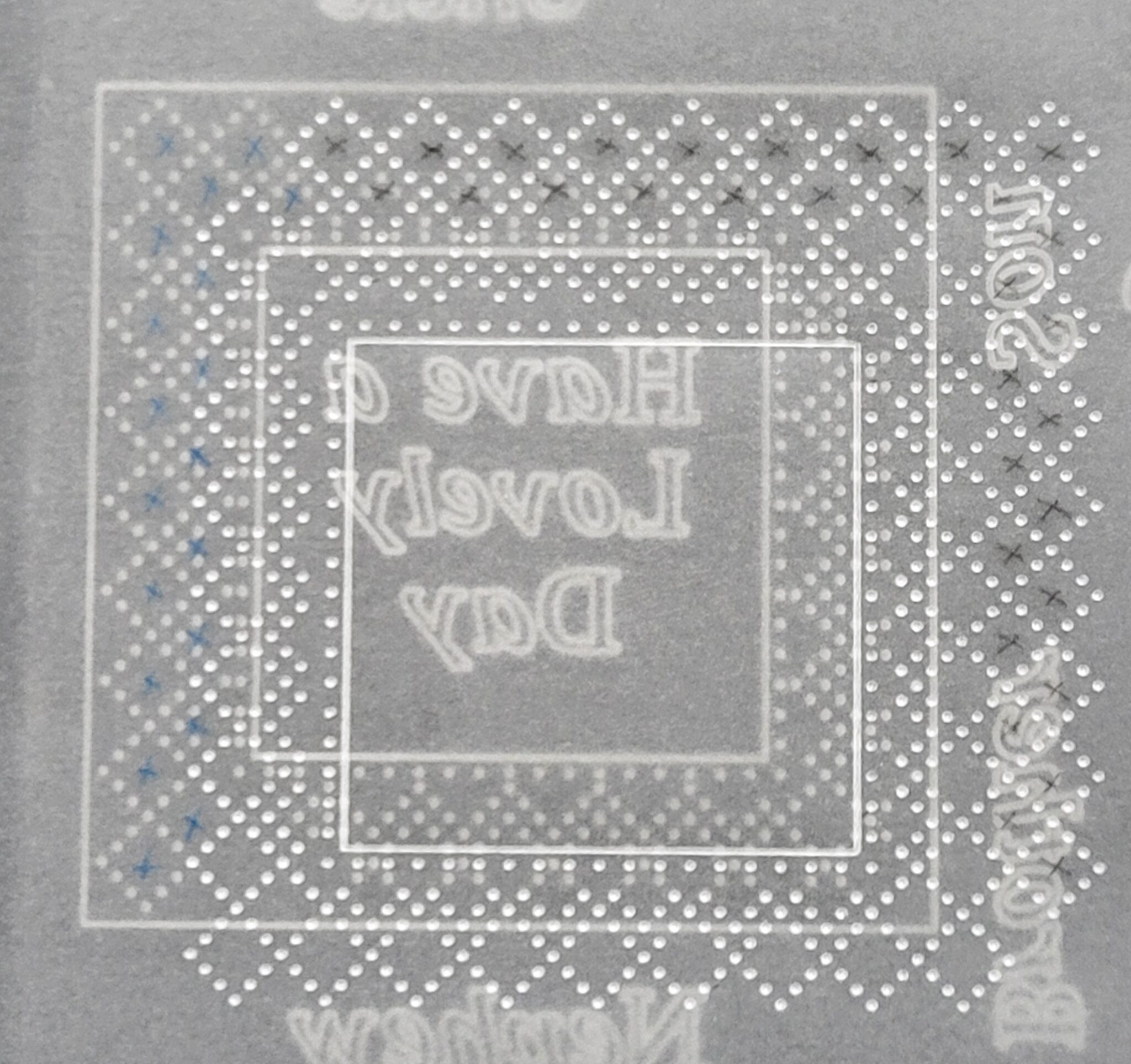 Clarity Matters Blog Tutorial: Lacy Cutwork Frame